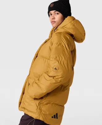 Stella McCartney TruePace Running Jacket, Woman, Desert Dune/Charcoal, Size: S