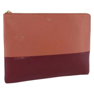 Celine Pochette Vintage Pre-owned - Femme - Pre-owned - Rouge - Taille: ONE Size
