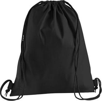 Westford Mill Sac à cordon PREMIUM (Taille unique) (Noir)