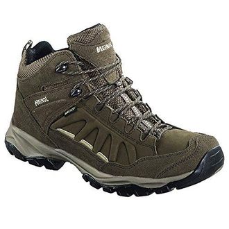 Meindl Multifuntionsschuh Nebraska Lady Mid GTX, Chaussures de Randonn&eacute;e Hautes Femme, Marron (Dunkelbraun 046), 38.5 EU