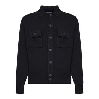 D4.0 Cardigans - - Knitwear - Herren - Schwarzk - XL