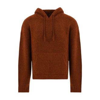 Daily Paper Clothing Orbit Knit Oversized Hoodie - - Sweatshirts & Hoodies - Herren - Braun - S