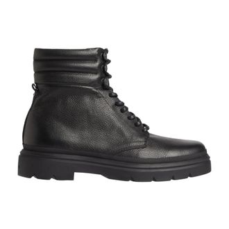 Calvin Klein Leder Combat Boots - - Shoes - Herren - Schwarzk - 41 EU