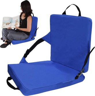 Generico Stadion-Hocker, mit Lendenwirbelst&uuml;tze, zusammenklappbar, f&uuml;r Strand, Picknick, Fu&szlig;ball, Konzerte, Spiele, Boot, Tailgating, Baseball