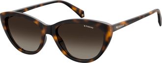 Polaroid Damen Pld 4080/S Sonnenbrille, Dkhavana, 55 EU