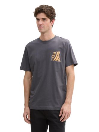 Tom Tailor Piqu&eacute; Poloshirt mit Stretch, Hazy Coral Two Tone, L