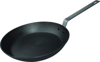 Ronneby Bruk 163000 Ultra Profi Bratpfanne, leicht, lang, geschmiedet, Durchmesser 30 cm, Gusseisen, Schwarz