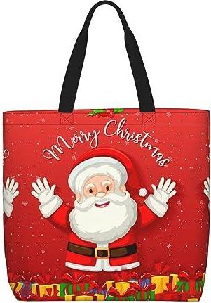 Generic Joyeux No&euml;l. Sac &Agrave; Bandouli&egrave;re Pliable Sacs De Courses L&eacute;ger Sac A Main Femme Pour Quotidienne Plage Universit&eacute;