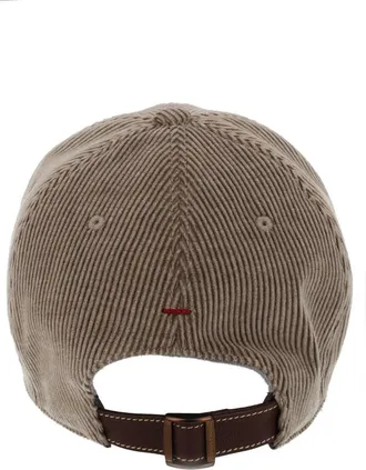 Brunello Cucinelli MY4999850_CWV75 Corduroy Baseball Cap - Brown