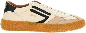 Puraai Homme, Chaussures, Beige, Taille: 44 EU Vintage Buttercream Baskets
