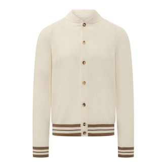 FILIPPO DE LAURENTIIS Bomber Bott Raglan - - Knitwear - Herren - Beige - 2XL