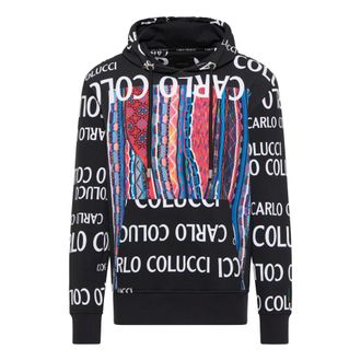 Carlo Colucci Herren, Sweatshirts & Hoodies, Schwarzk, LGr&ouml;&szlig;e