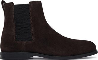 Calvin Klein Klassische Stiefeletten Ess Rubber Chelsea Su HM0HM02055 Dunkelbraun
