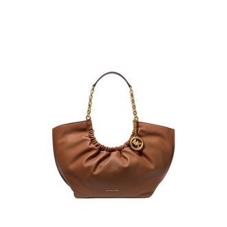 Michael Kors Sac &agrave; main &agrave; d&eacute;tail chaine et logo m&eacute;tallique en cuir