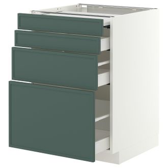 IKEA METOD / MAXIMERA Unterschr auszb Arbeitsfl/3 Schubl