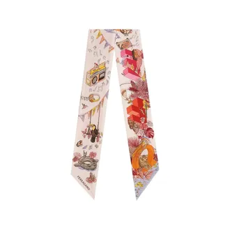 Ferragamo Femme, Accessoires, Multicolore, Taille: ONE Size Jungle Party Silk Stole
