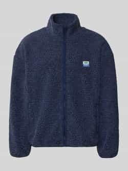American Vintage Regular Fit Teddyjacke mit Logo-Patch