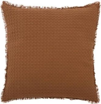 Atmosphera Atmosphera - Coussin nid d Abeille Widdy 45x45cm Rose Terracotta
