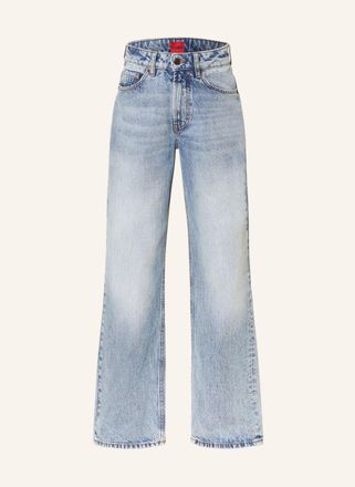 HUGO BOSS Hugo Wide Leg Jeans blau