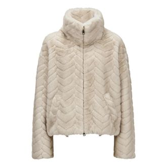 Milestone Demi Bomber Jacke - - Jackets - Damen - Beige - L