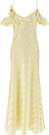 Self Portrait Maxi Robe - Jaune