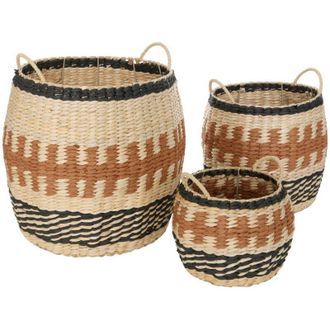 Atmosphera K&ouml;rbe Wonja orange 32x32cm - Atmosphera cr&eacute;ateur dint&eacute;rieur