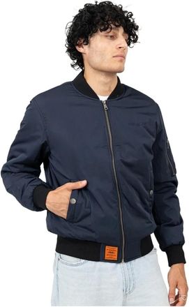 Bombers Original Homme, Vestes, Bleu, Taille: M Max Bomber