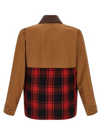 Junya Watanabe Cotton Canvas with Wool Back Jacket - camel