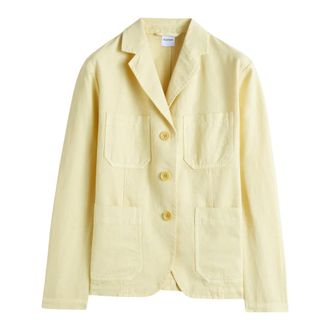 Aspesi Leinen- und Baumwolljacke - - Jackets - Damen - Gelb - S