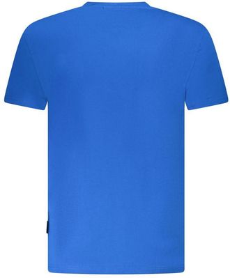 Napapijri Cotton Crew Neck T-Shirt - Blue