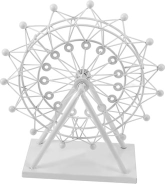 Garneck Vintage Metall Ferris Wheel Dekoration Kreatives Tischornament Stilvolle Metall Skulptur für Wohnzimmer Büro Geschenkidee