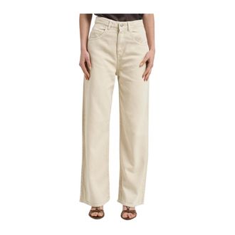 Icon Denim Los Angeles Femme, Jeans, Beige, Taille: W27 Poppy Wide Jeans
