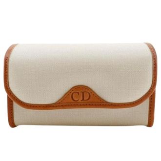 Dior Pochette fantaisie Pre-owned logo CD - Femme - Pre-owned - Blanc - Taille: ONE Size