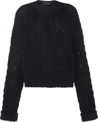 Faina Pullover Damen schwarz