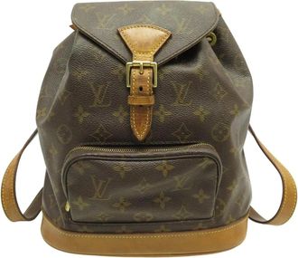 Louis Vuitton Rucks&auml;cke - LOUIS VUITTON MONTSOURIS MM M51136 MONOGRAM CANVAS - Gr. unisize - in Braun - f&uuml;r Damen