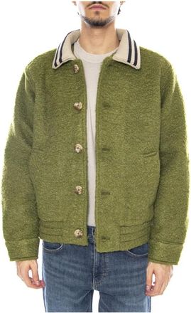 Obey Homme, Vestes, Vert, Taille: S Vestes