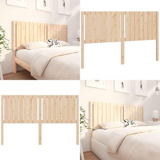 vidaXL Vidaxl - Kopfteil 165,5x4x100 cm Massivholz Kiefer - Holz Kopfteil - Kiefernholz Kopfteil - Massives Holz Kopfteil - Betthaupt - Schlafzimmer