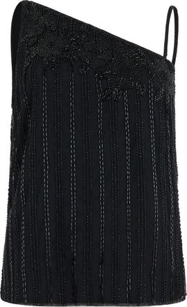 Ralph Lauren Femme, Tops, Noir, Taille: 36 FR Haut asym&eacute;trique &agrave; une &eacute;paule