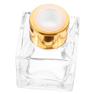 Cabilock Aromatherapie Glasflasche Wei&szlig; Leere Duft&ouml;l Flasche Multifunktionaler Diffusor Beh&auml;lter f&uuml;r Raum Tragbare Parf&uuml;m Flasche Dekorativ und Langlebig Geeig