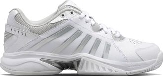 K-Swiss Tennis Damen Empf&auml;nger V Tennisschuh, White Vapor Blue Silver, 41.5 EU