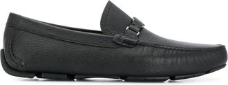 Ferragamo Homme, Chaussures, Noir, Taille: 39 1/2 EU Vara Buckle Driving Chaussures