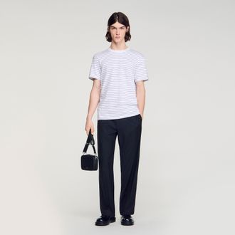 Sandro Gestreiftes T-Shirt