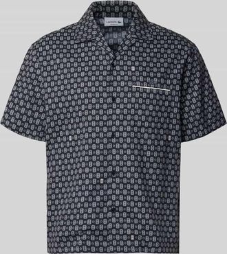 Lacoste Relaxed Fit Freizeithemd aus Baumwoll-Mix Modell Tennisco