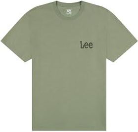 Lee Medium Wobbly Tee T-Shirt, Olive Stone, L Hommes