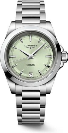 Longines Longines, Femme, Accessoires, Vert, Taille: ONE Size Conquest 34 Automatic