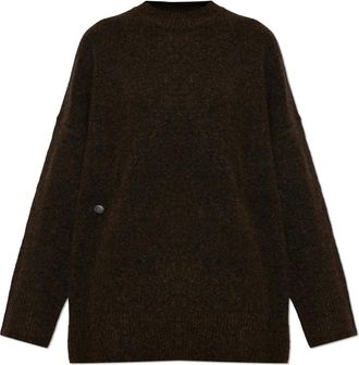 Akep Pull Col Rond Andrea - Femme - Pulls - Brun - Taille: 36 FR