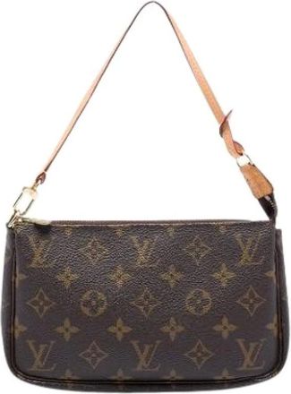Louis Vuitton Pochette Accessoires Pre-owned - Femme - Pre-owned - Brun - Taille: ONE Size