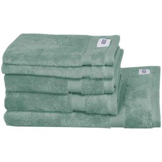Sch&ouml;ner Wohnen Kollektion SCH&Ouml;NER WOHNEN Handtuch CUDDLY - 5er Set 50x100 cm, Lindgr&uuml;n