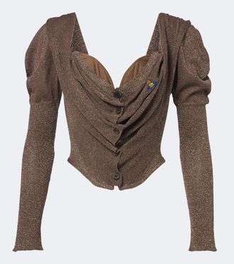 Vivienne Westwood Cardigan Bea aus Lame