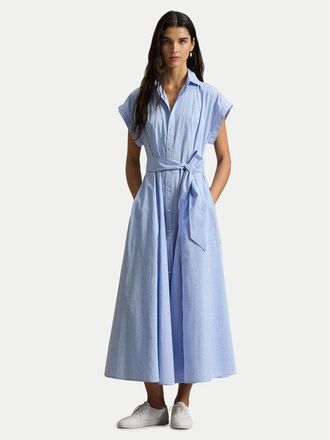 Polo Ralph Lauren Hemdkleid 211A96363001 Himmelblau Regular Fit